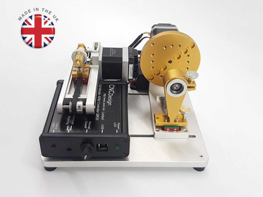 CNC Guitar Pickup Mini Coil Winding Machine - MK5 - CNC Design Ltd